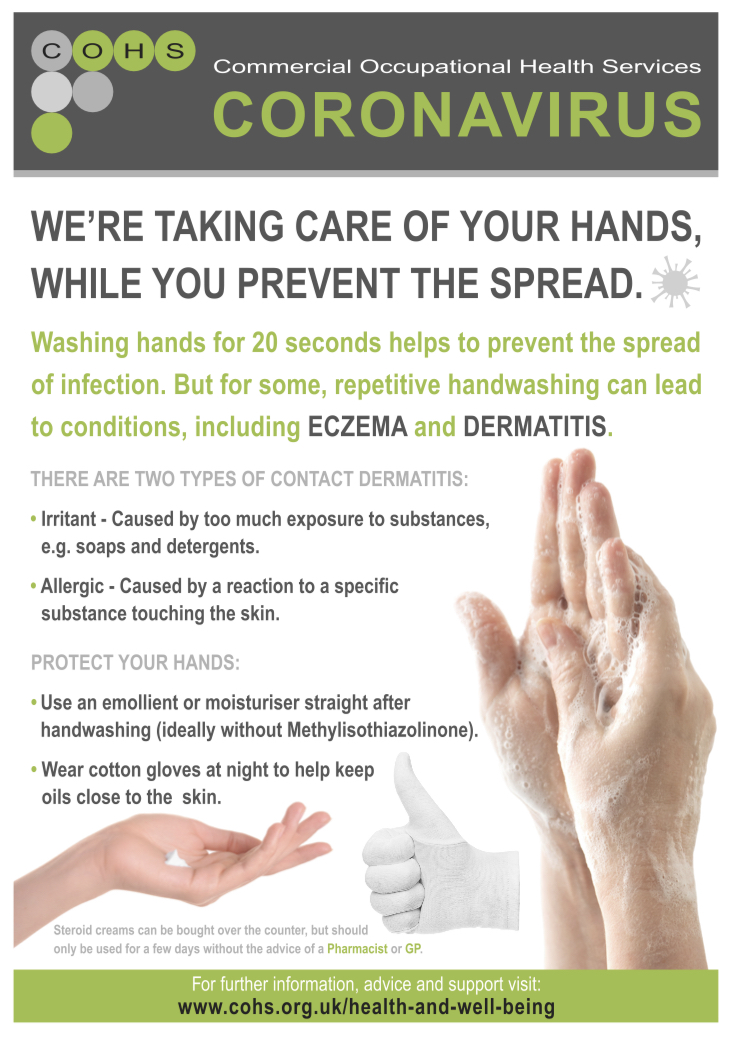 Coping with Contact Dermatitis During COVID-19 – COHS